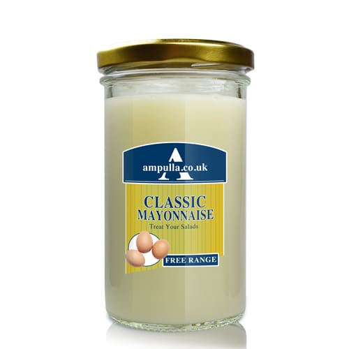 277ml Glass Mayonnaise Jar With Lid - Ampulla - 0161 367 1414