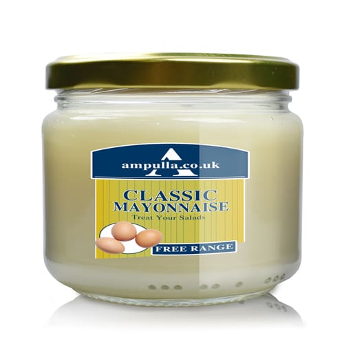 300ml Squat Glass Mayonnaise Jar With Lid - Ampulla LTD