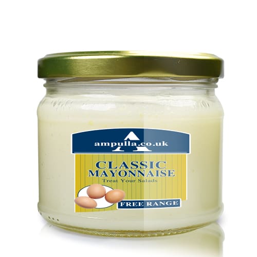 330ml Glass Mayonnaise Jar With Lid - Ampulla Ltd