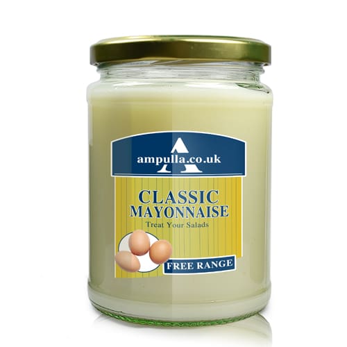 500ml Glass Mayonnaise Jar With Lid - Ampulla - 0161 367 1414