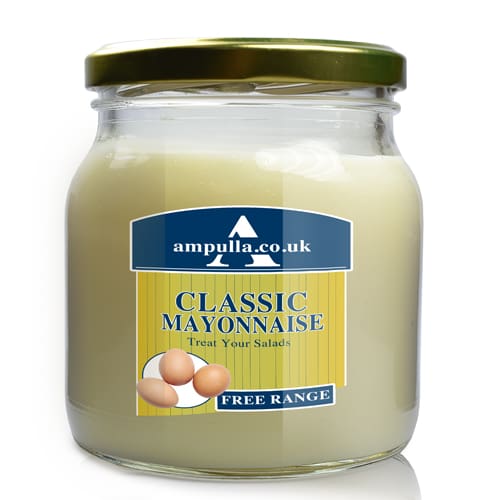 530ml Glass Mayonnaise Jar With Lid - Ampulla - 0161 367 1414