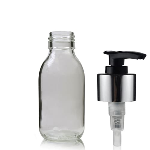 Glass pump bottles store