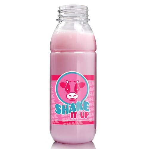 330ml Plastic Milkshake Bottle - Ampulla Ltd