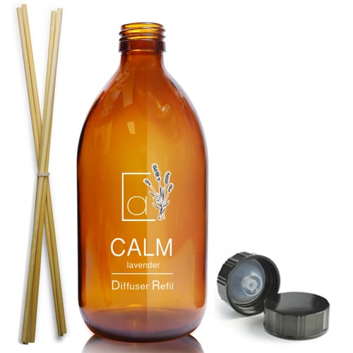 500ml Amber Glass Diffuser Bottle With Polycone Cap - Ampulla