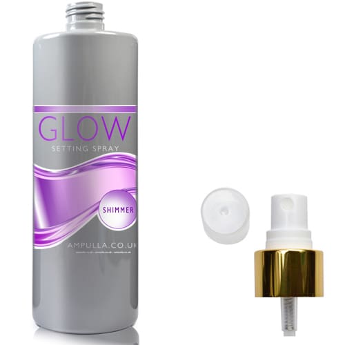 500ml Luxury Grey Setting Spray Bottle - Ampulla Ltd