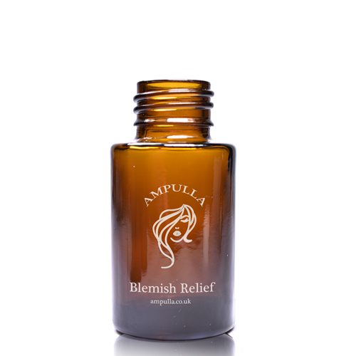 30ml Luxury Amber Glass Cosmetic Bottle - Ampulla Packaging