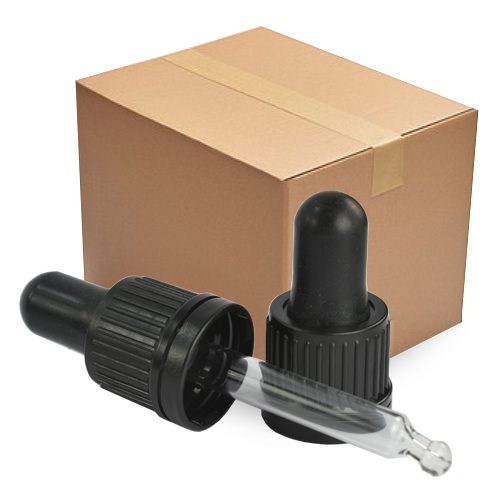 Box of 18mm Tamper Evident Glass Pipette - Ampulla Ltd