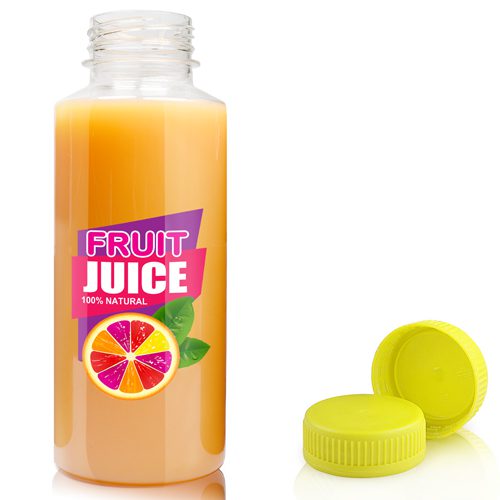 400ml Recycled Plastic Juice Bottle & Cap - Juice Bottles - Ampulla